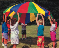 24' Diameter Parachute - Norbert's Athletic Products, Inc.