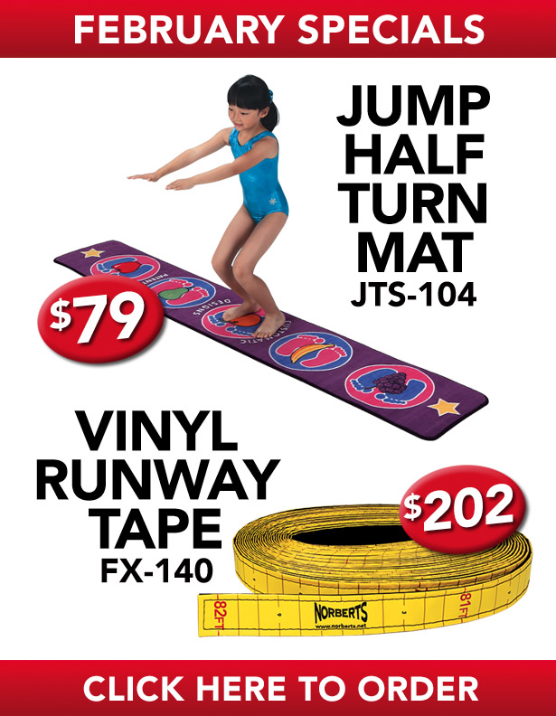 Demos & Specials - Monthly Special - Norbert's Athletic Products, Inc.